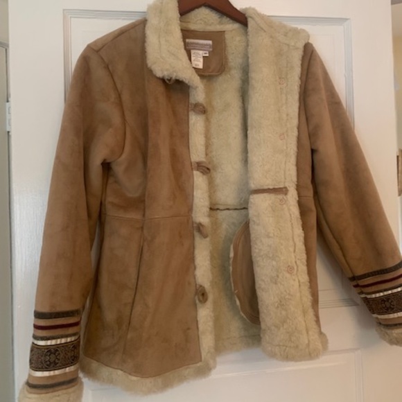 Coldwater Creek | Jackets & Coats | Coldwater Creek Faux Sued Coat ...